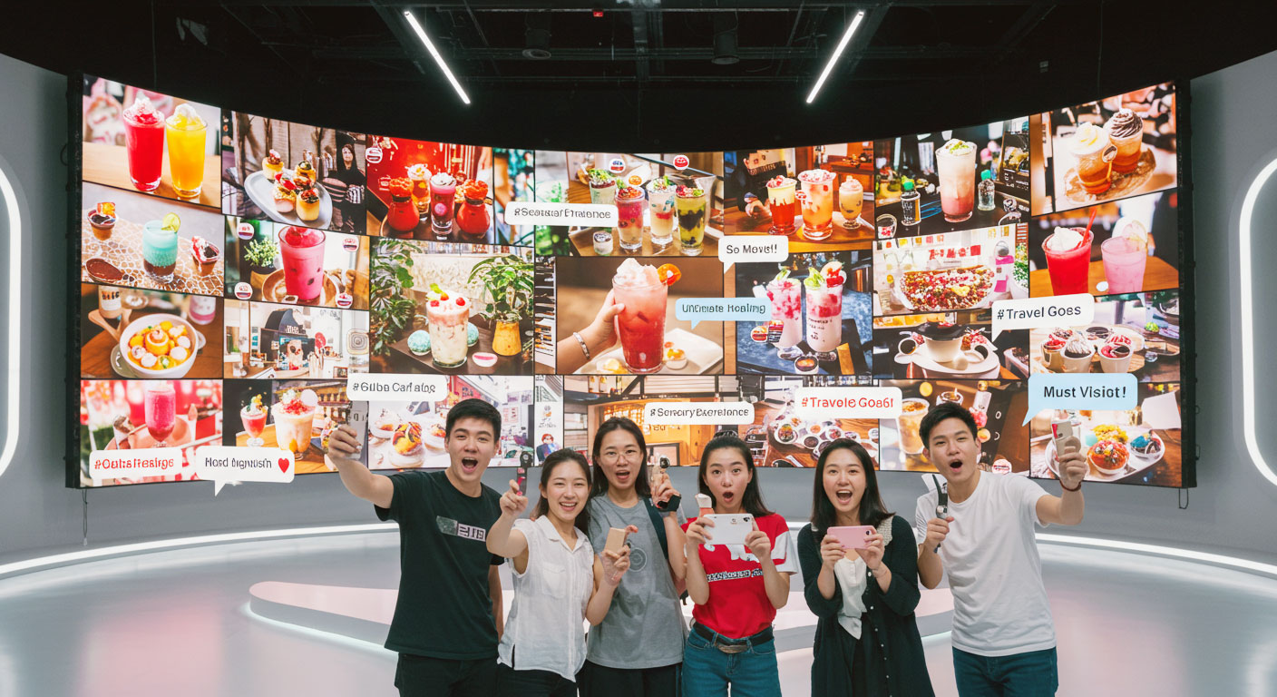 アジア発！SNSで五感刺激！映える新感覚カフェ体験最前線 - BuzzScope（バズスコープ）｜Z世代のSNSトレンドマガジン